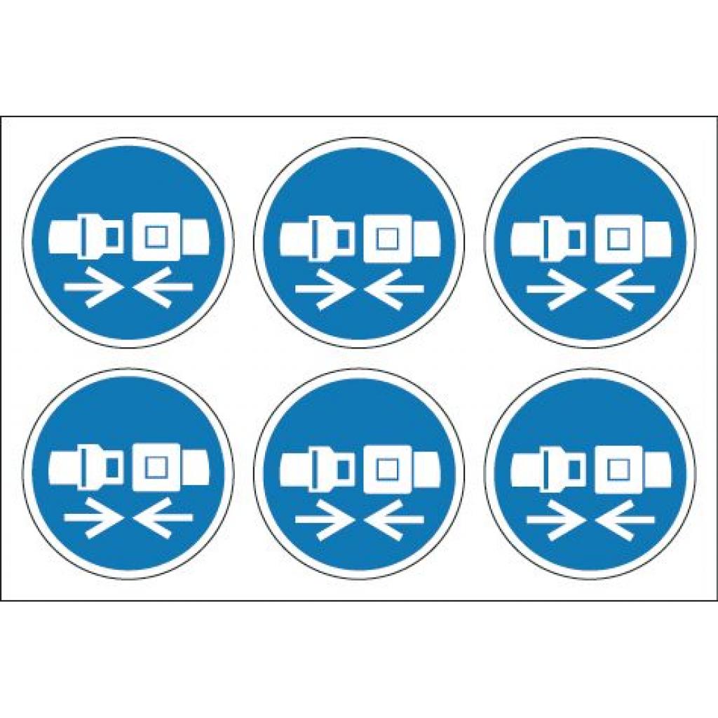 Wear seat belt labels x 24