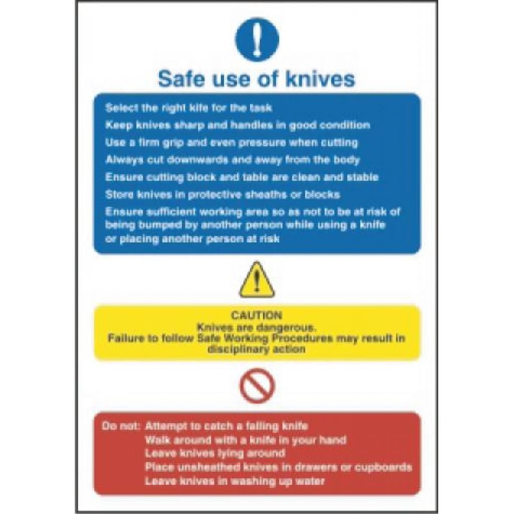 Safe use of knives