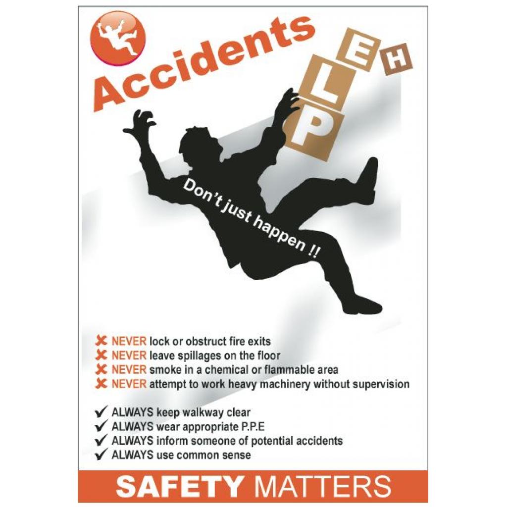 ACCIDENTS HELP poster