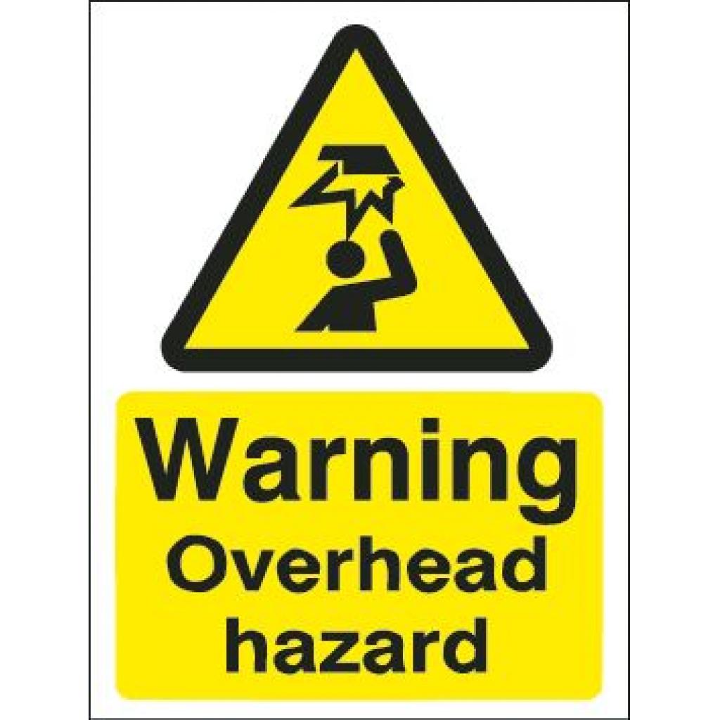Warning Overhead hazard