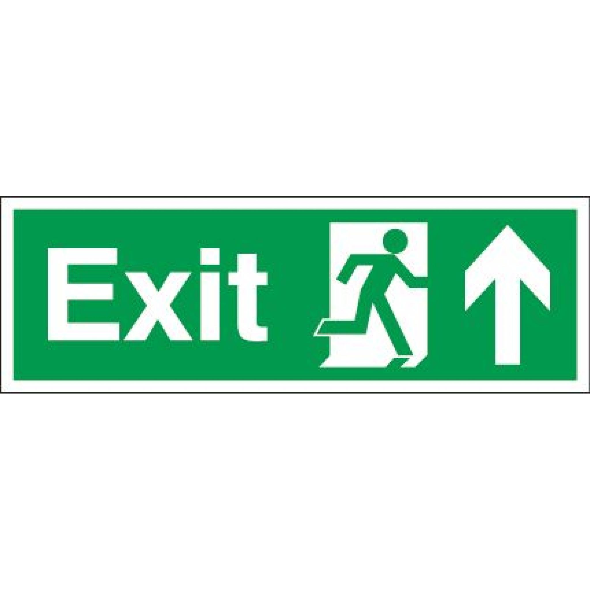 Exit - Running man - Up arrow