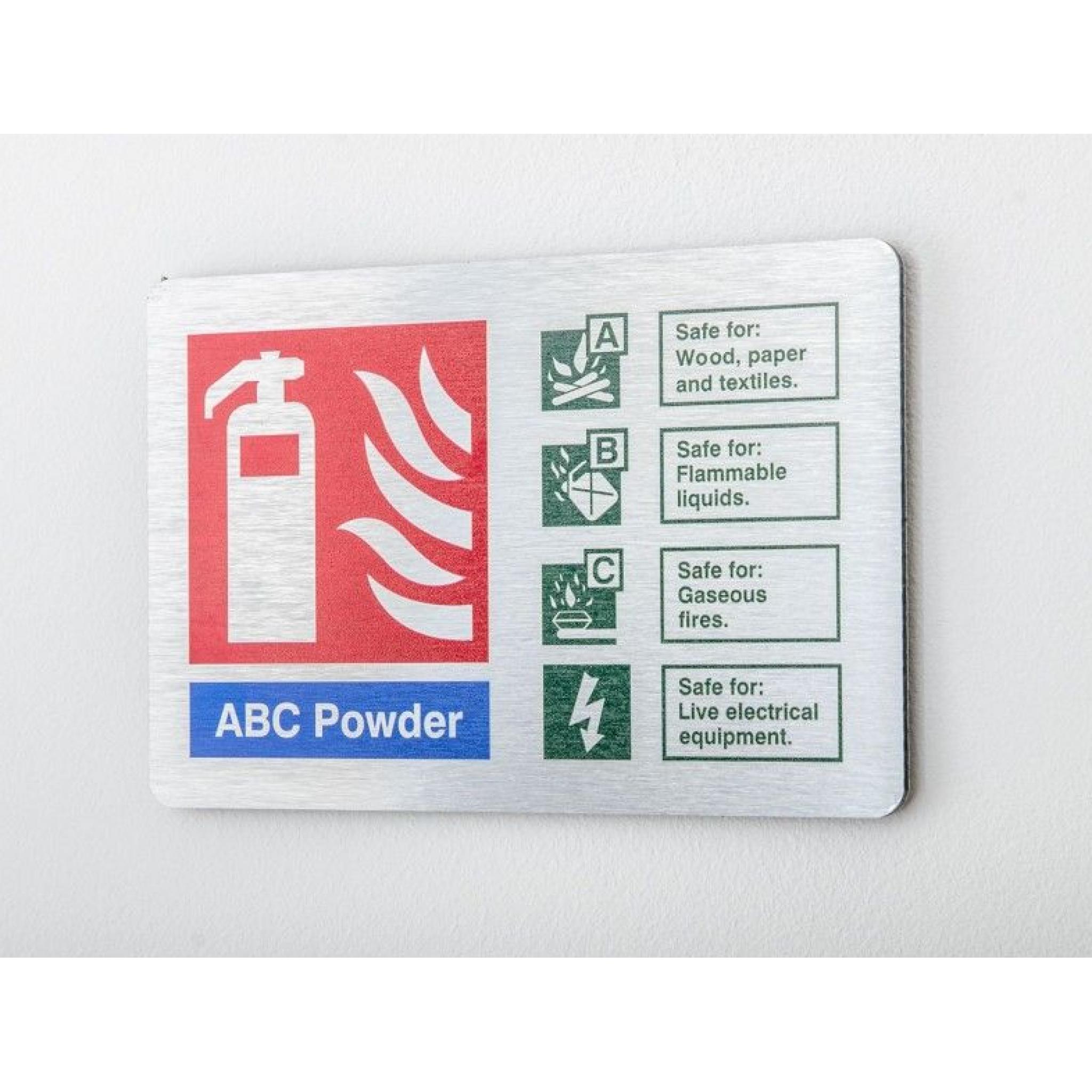 ABC Powder Fire extinguisher Identification (Prestige)