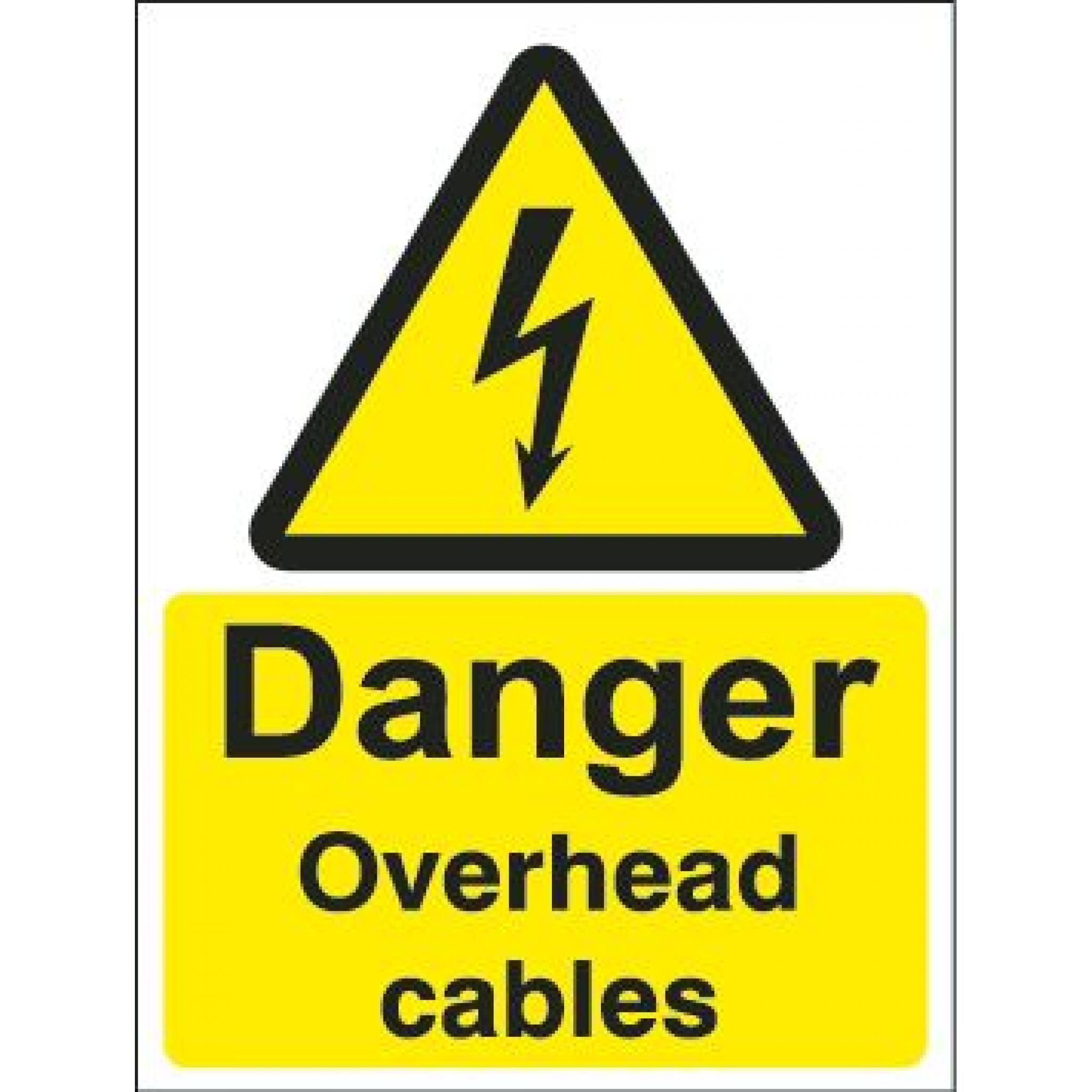 Danger Overhead cables
