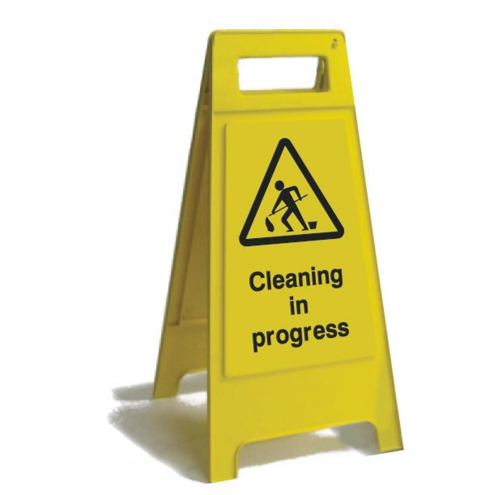 Cleaning in progress