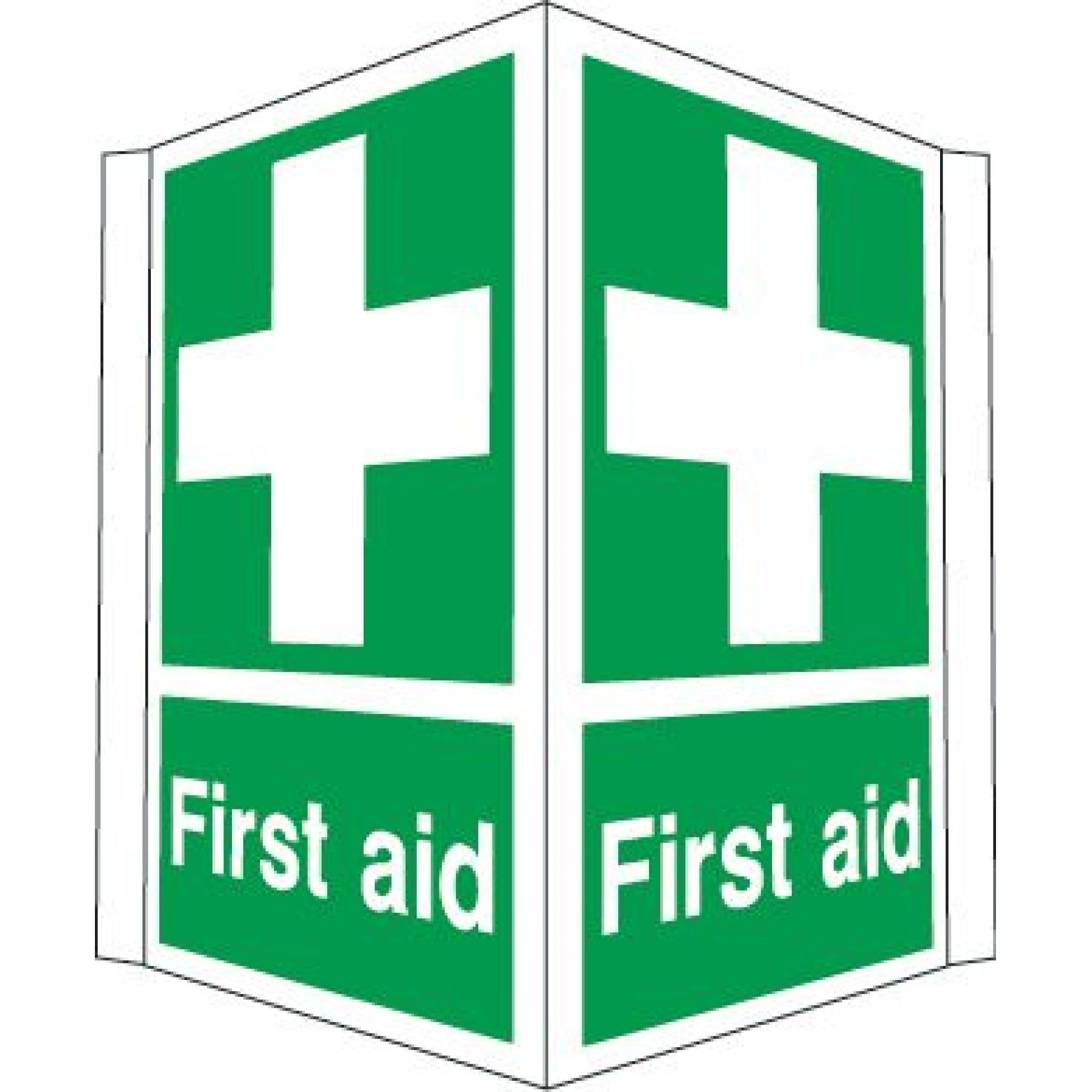 First aid (Projecting sign)
