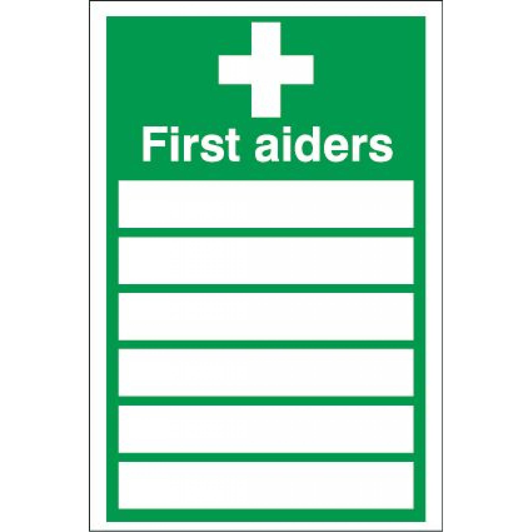 First aiders