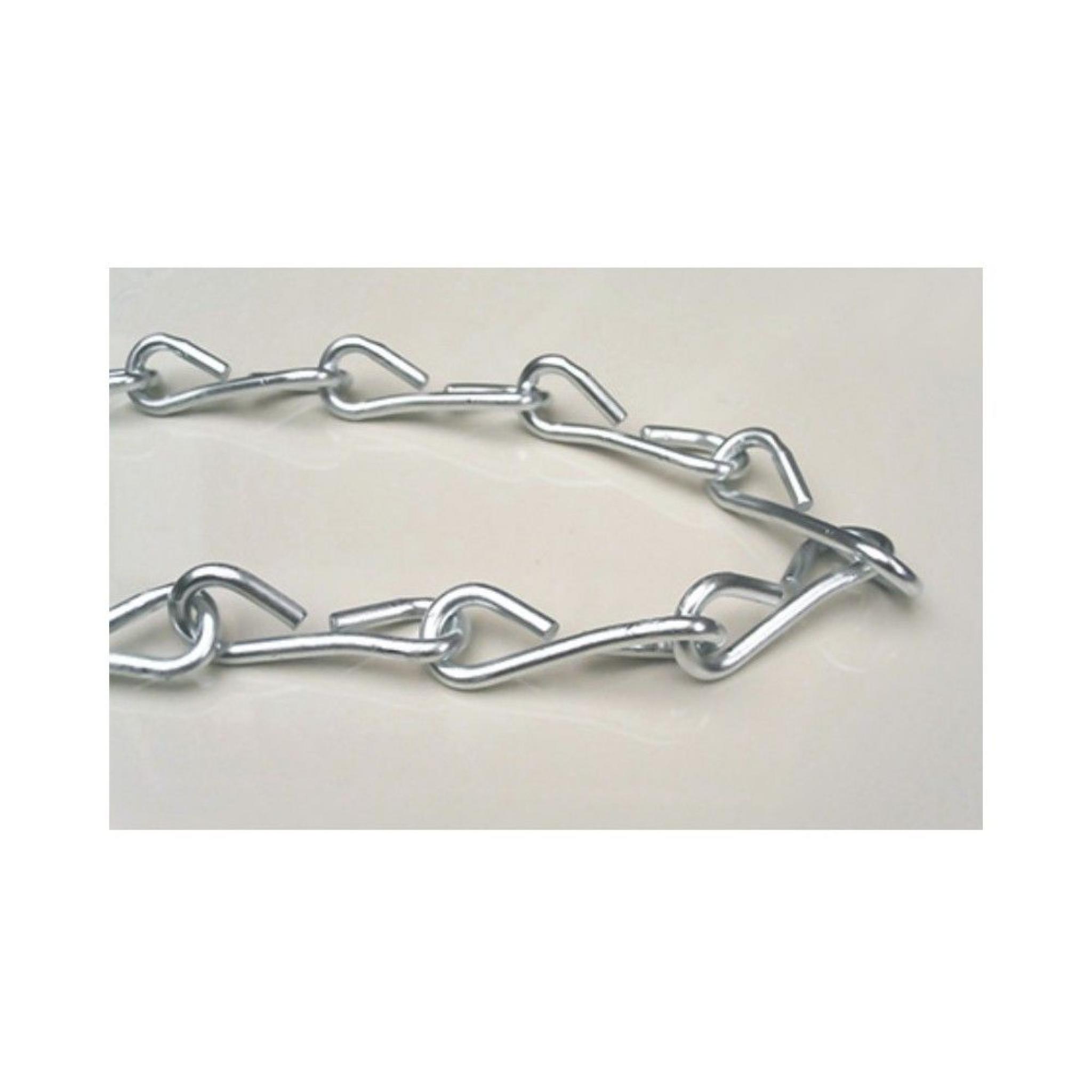 Zinc plated link chain