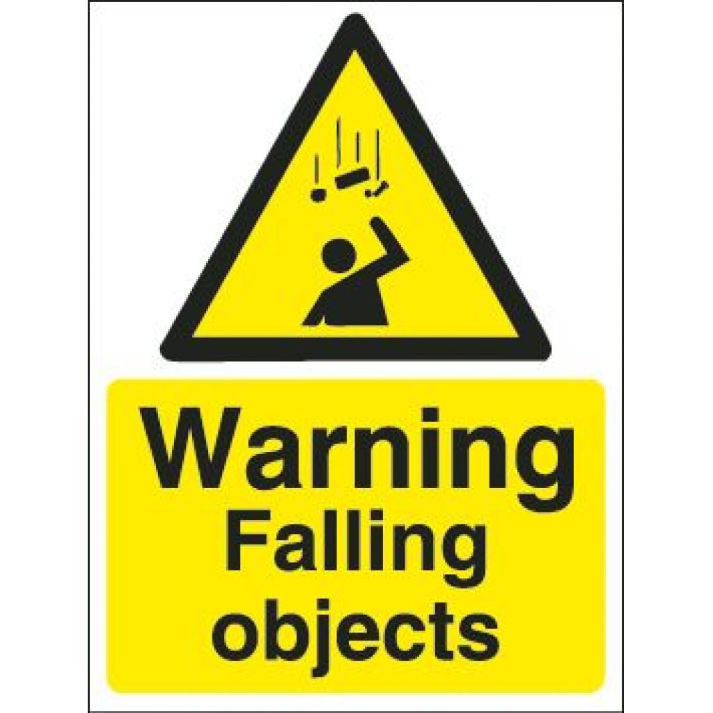Warning Falling objects