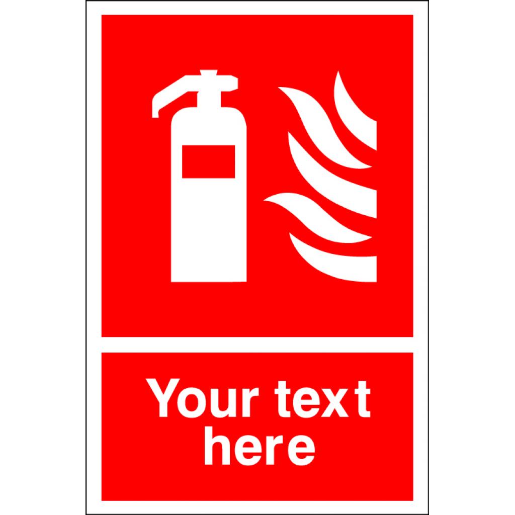 Fire Symbol + Your text here